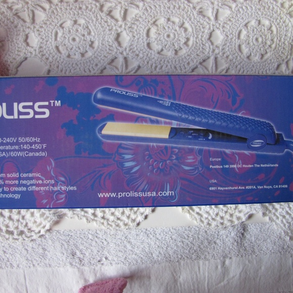 PROLISS | Other | Proliss Ceramic Ionic Straightener Brand New In Bo ...